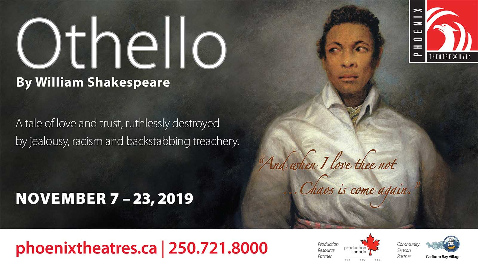 Phoenix produces Othello for first time in 53-year history | Fine Arts ...