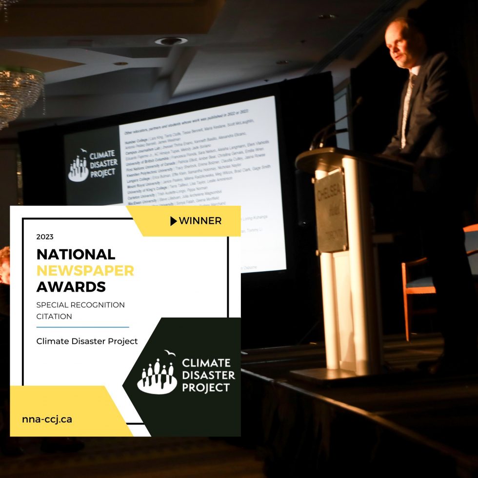 Climate Disaster Project wins national award | Fine Arts Research