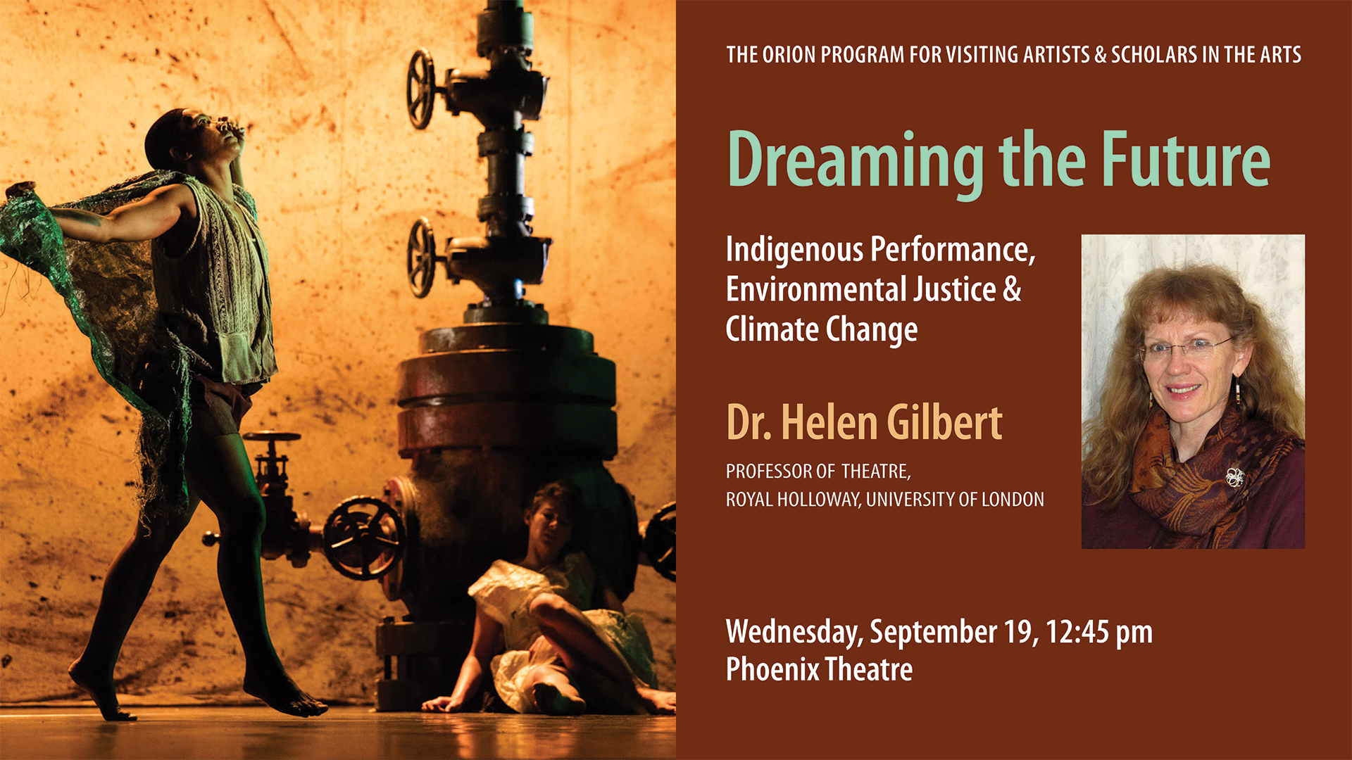 Orion Guest Speaker: Dr. Helen Gilbert - Theatre News and events